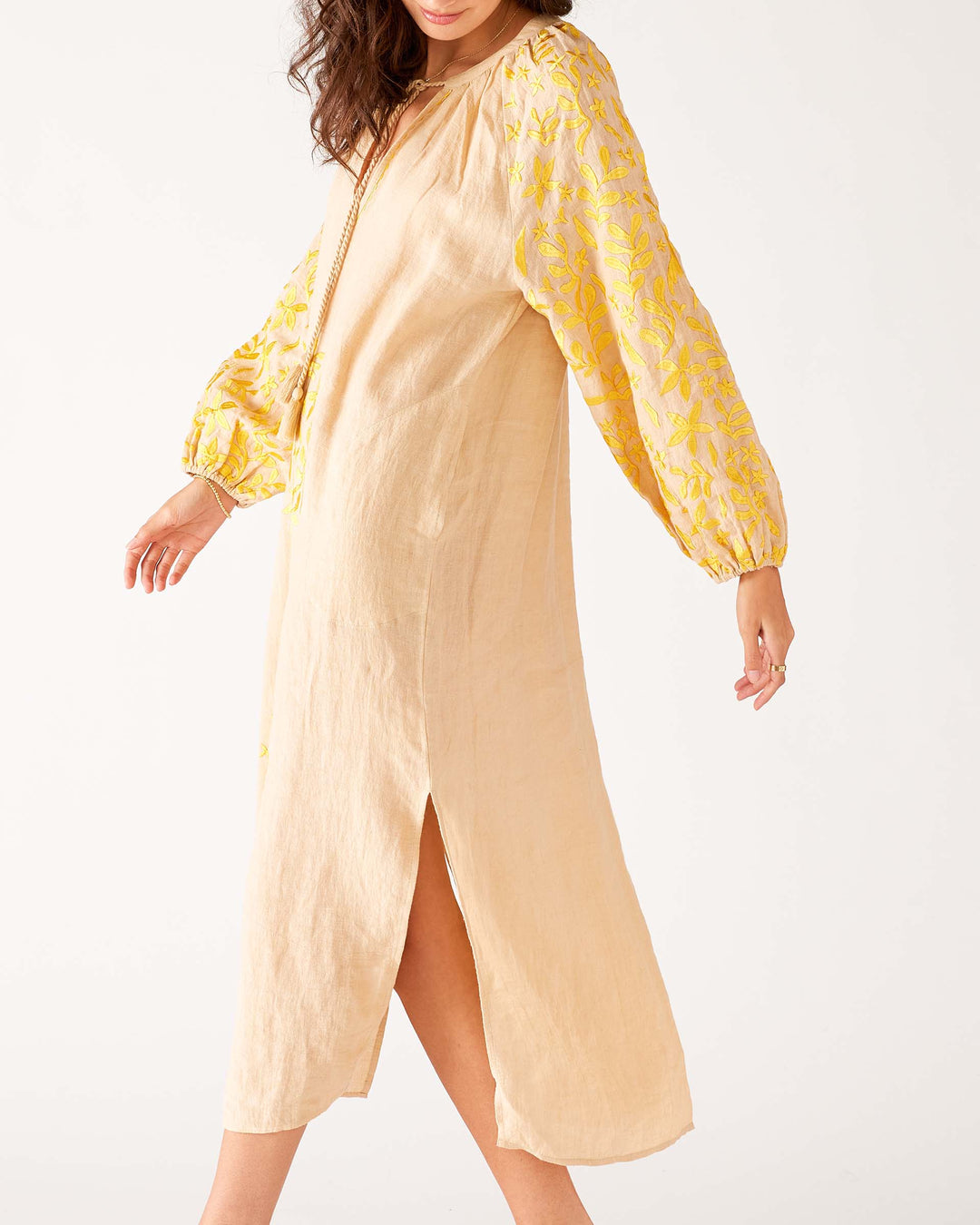 Shop The Embroidered Casual Summer Maxi Dress - MERSEA