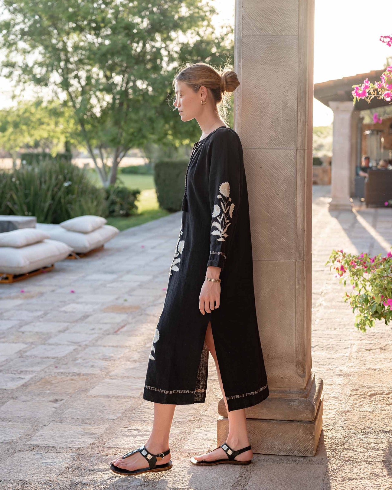Shop The Palermo Embroidered Maxi Dress - Voyageur by MERSEA